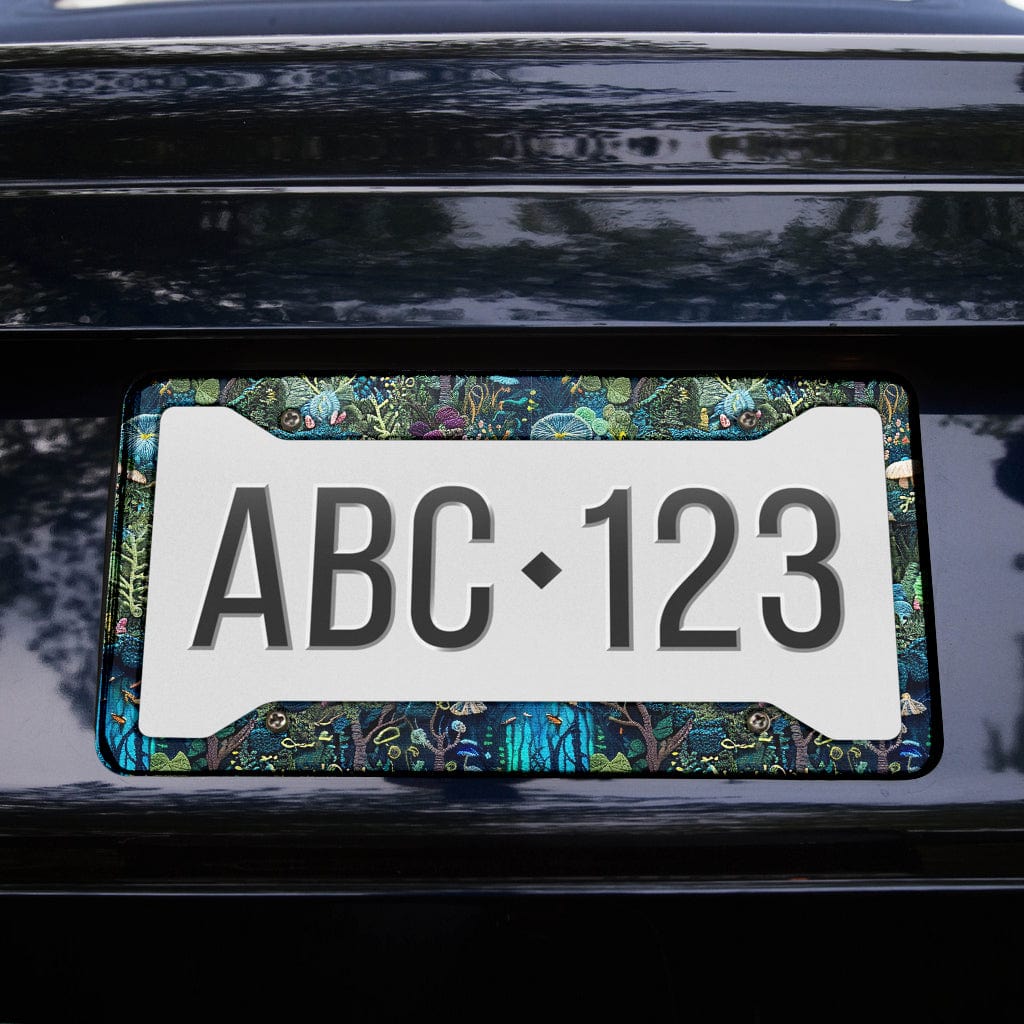 Cute License Plate Frames - Enchanted Forest | Raiana’s Vibes – Raiana ...