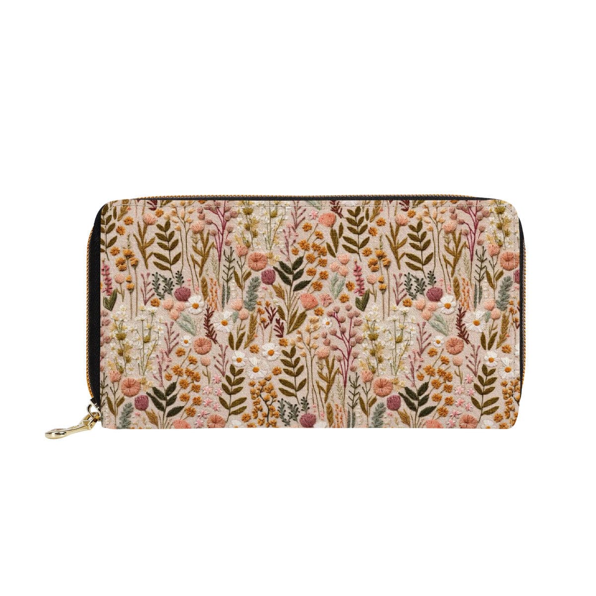 Wildflowers Meadow | Large Leather Zip-Around Wallets for Women ...