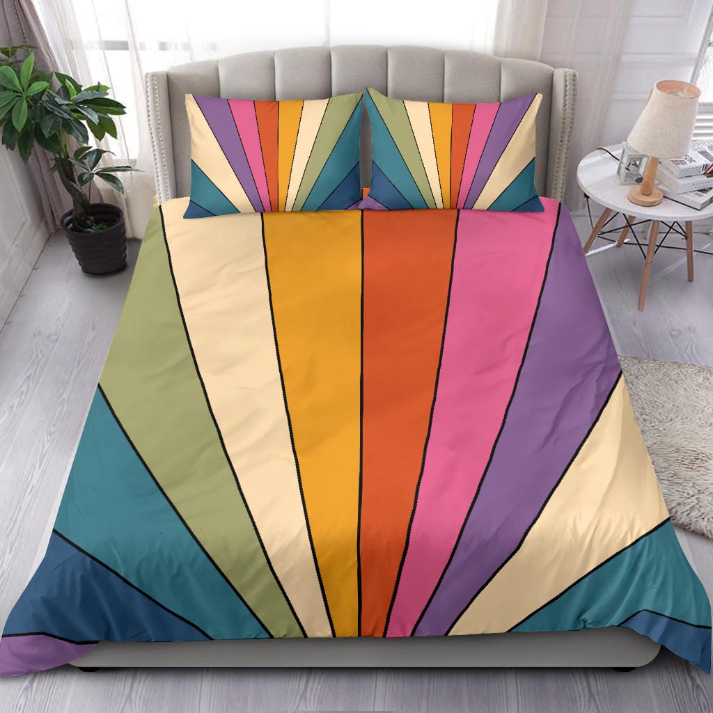Quilt, Doona & Duvet Covers - Retro Sun Rays | Raiana’s Vibes – Raiana ...