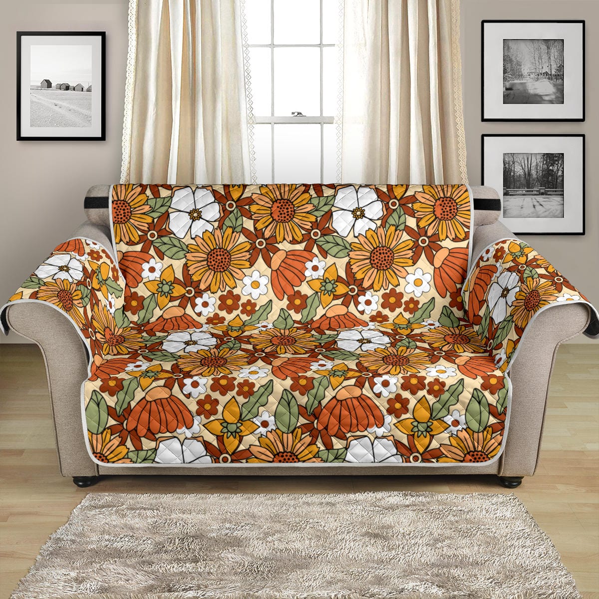 Couch Covers - Rustic Blooms | Raiana's Vibes